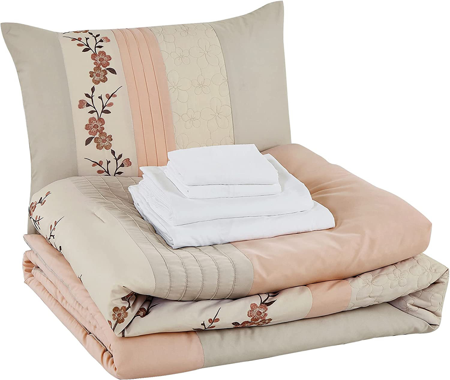 Chezmoi Collection Microfiber 7 Piece Comforter Set Wayfair