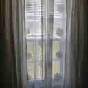 Kelly Clarkson Home Tempo Geometric Sheer Grommet Single Curtain Panel ...
