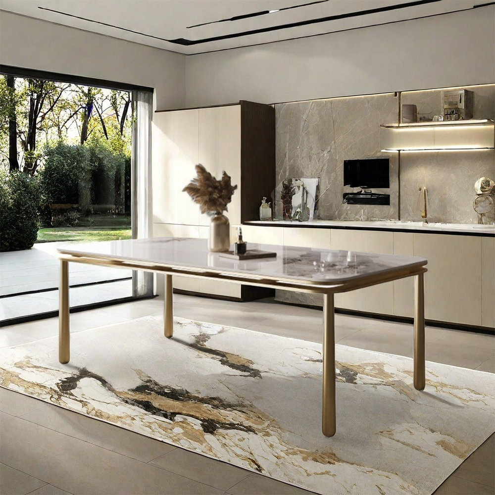 LABAORRY Italian style modern falshion dining table | Wayfair