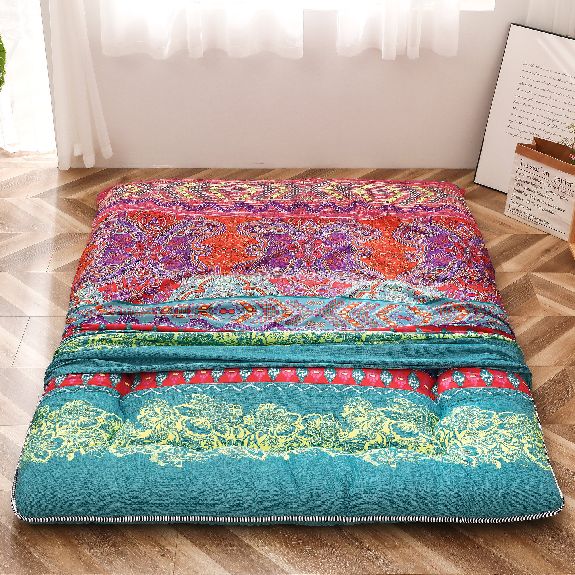 MAXYOYO Bohemian Floor Futon Mattress & Reviews | Wayfair