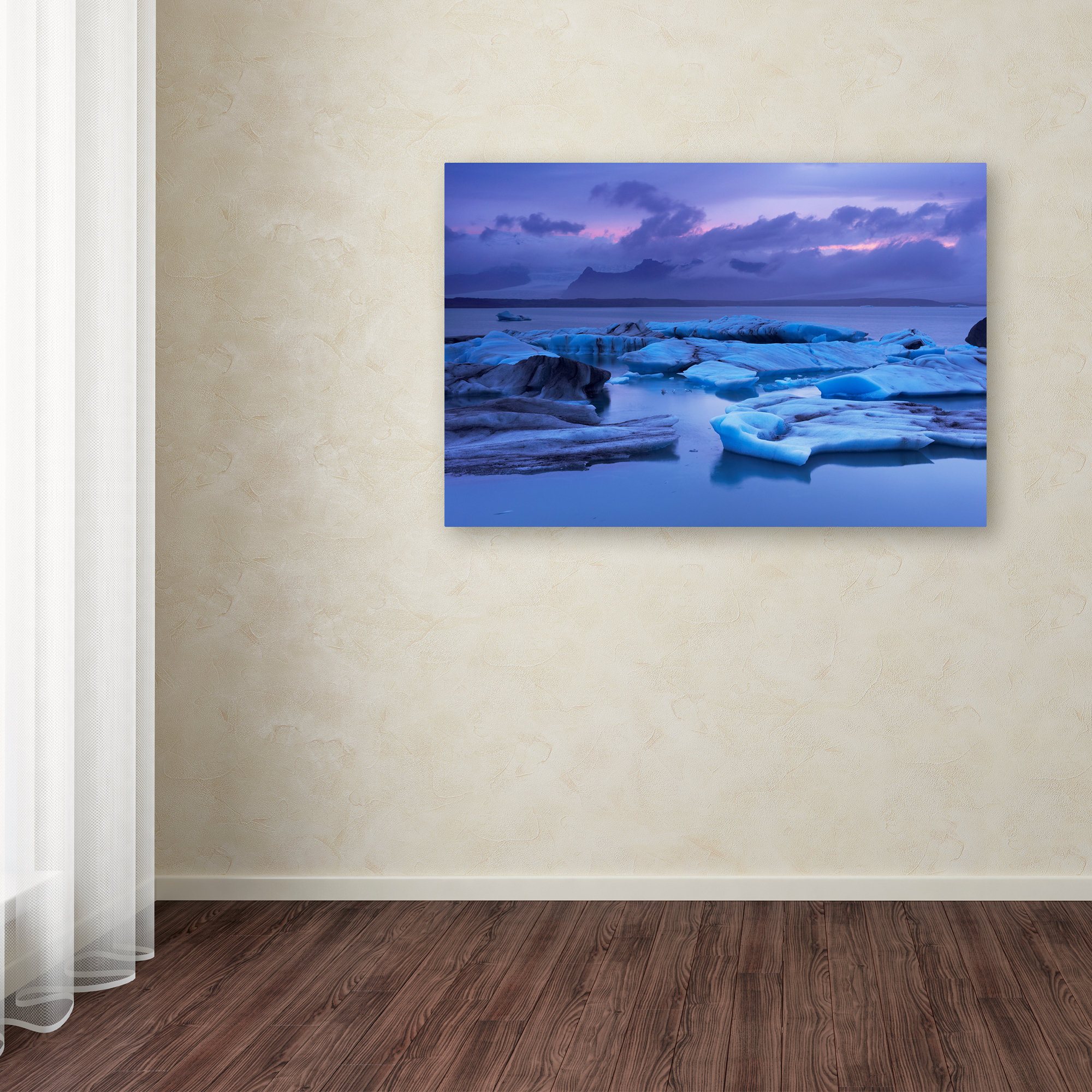 Latitude Run® Ann 'Icey Scene' Photographic Print on Wrapped Canvas ...