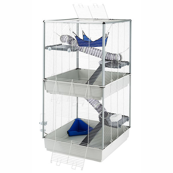 Midwest Homes For Pets Ferplast Ferret Tower Two Story Ferret Cage ...