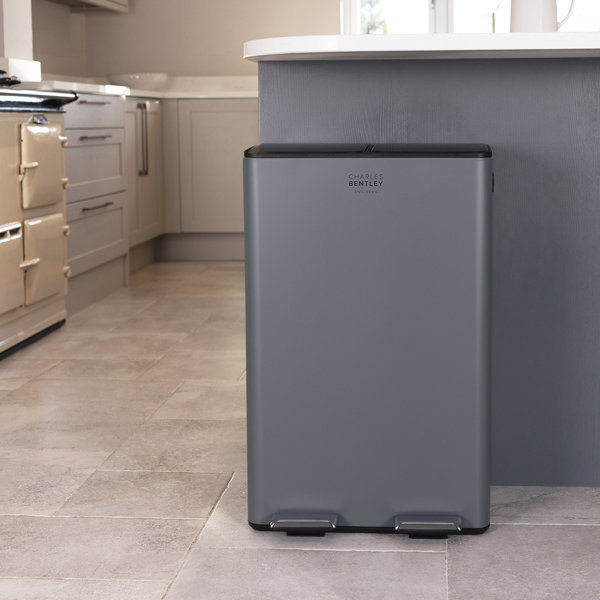 Brayden Studio Holmwith Step On Multi-Compartment Rubbish & Recycling ...