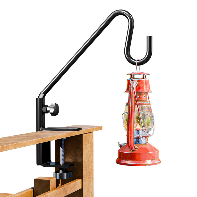 Bme Steel - Railing hook - Black - 11" 2pcs | Wayfair