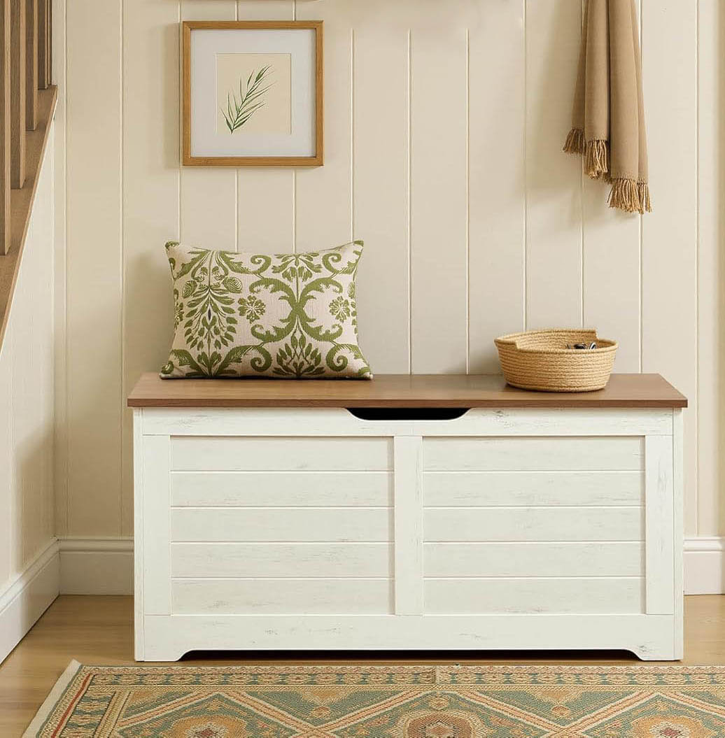 Union Rustic Storage Bench, 40 X 100 X 46 Cm | Wayfair.co.uk