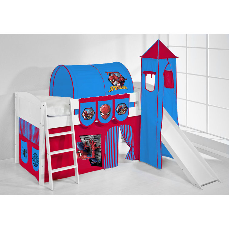 Lilokids Ida European Single Mid Sleeper Bed with Textile Set | Wayfair ...