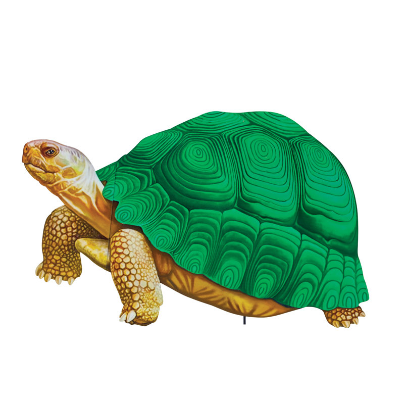 Bay Isle Home™ Realistic Tortoise Outdoor Garden Stake | Wayfair