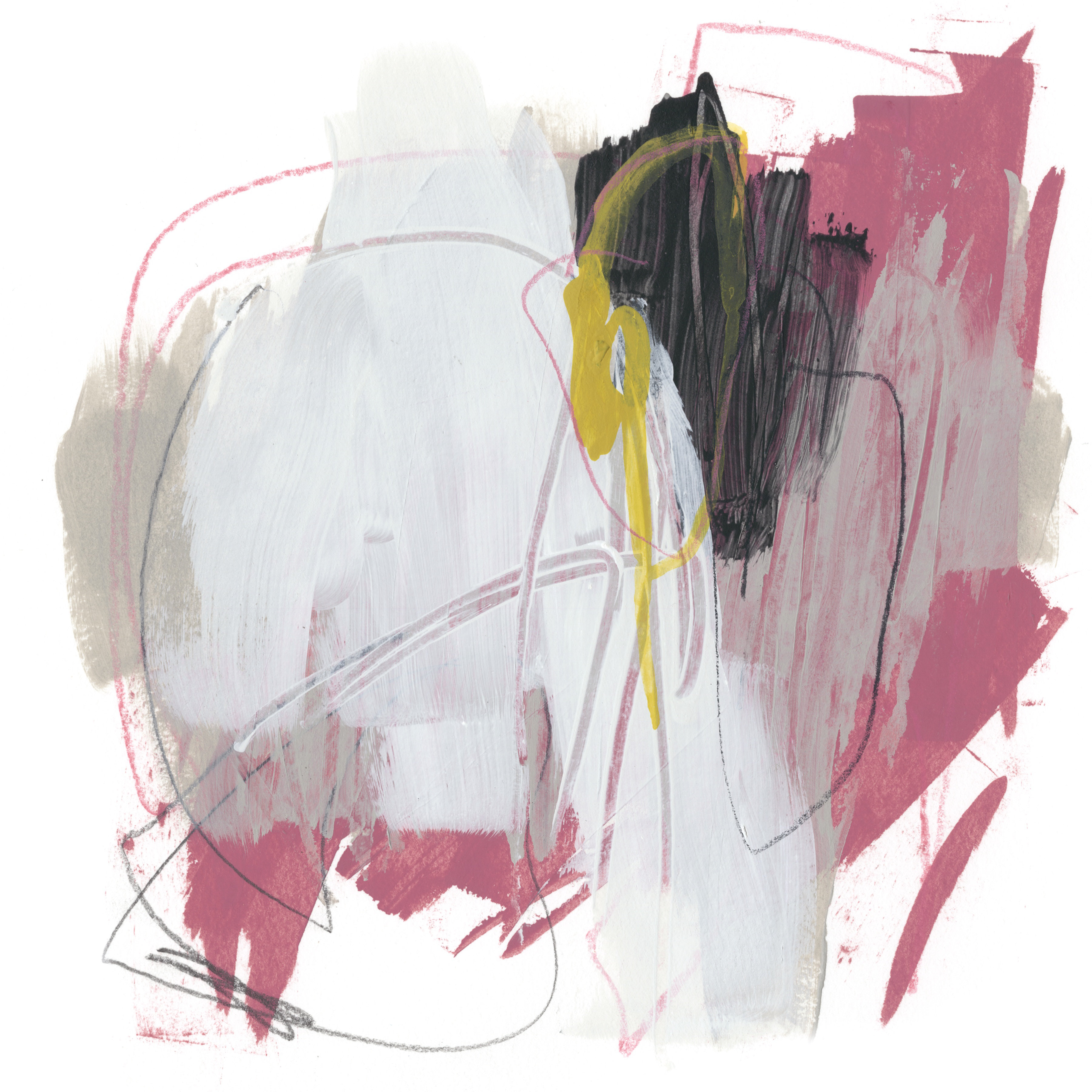 Ivy Bronx Symphony in Riffs IX by June Erica Vess - Wrapped Canvas ...