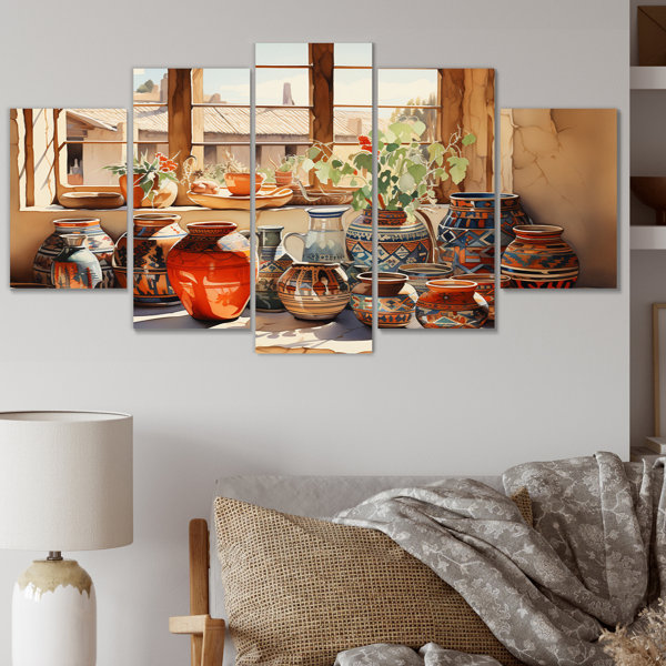 Dakota Fields Native Art Pueblo Pottery I - Native American Wall Art ...