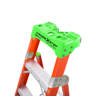 Louisville Ladder 12 ft. Fiberglass Cross Step Ladder with 300 lbs ...