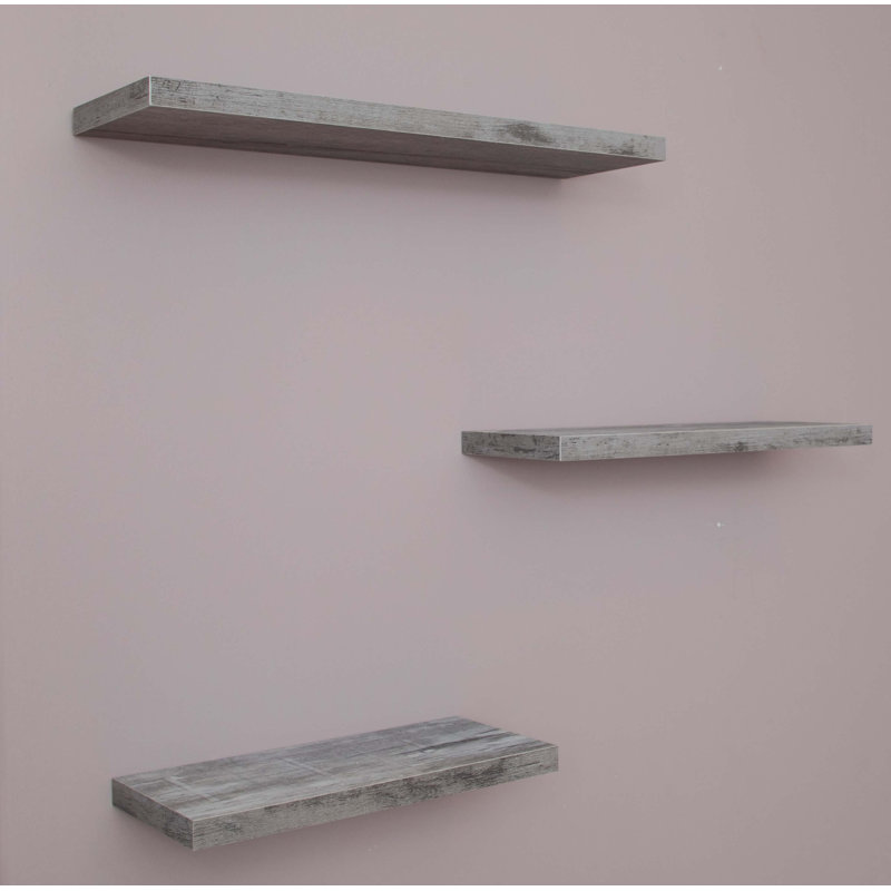 Latitude Run® 3 Piece Floating Shelf & Reviews | Wayfair