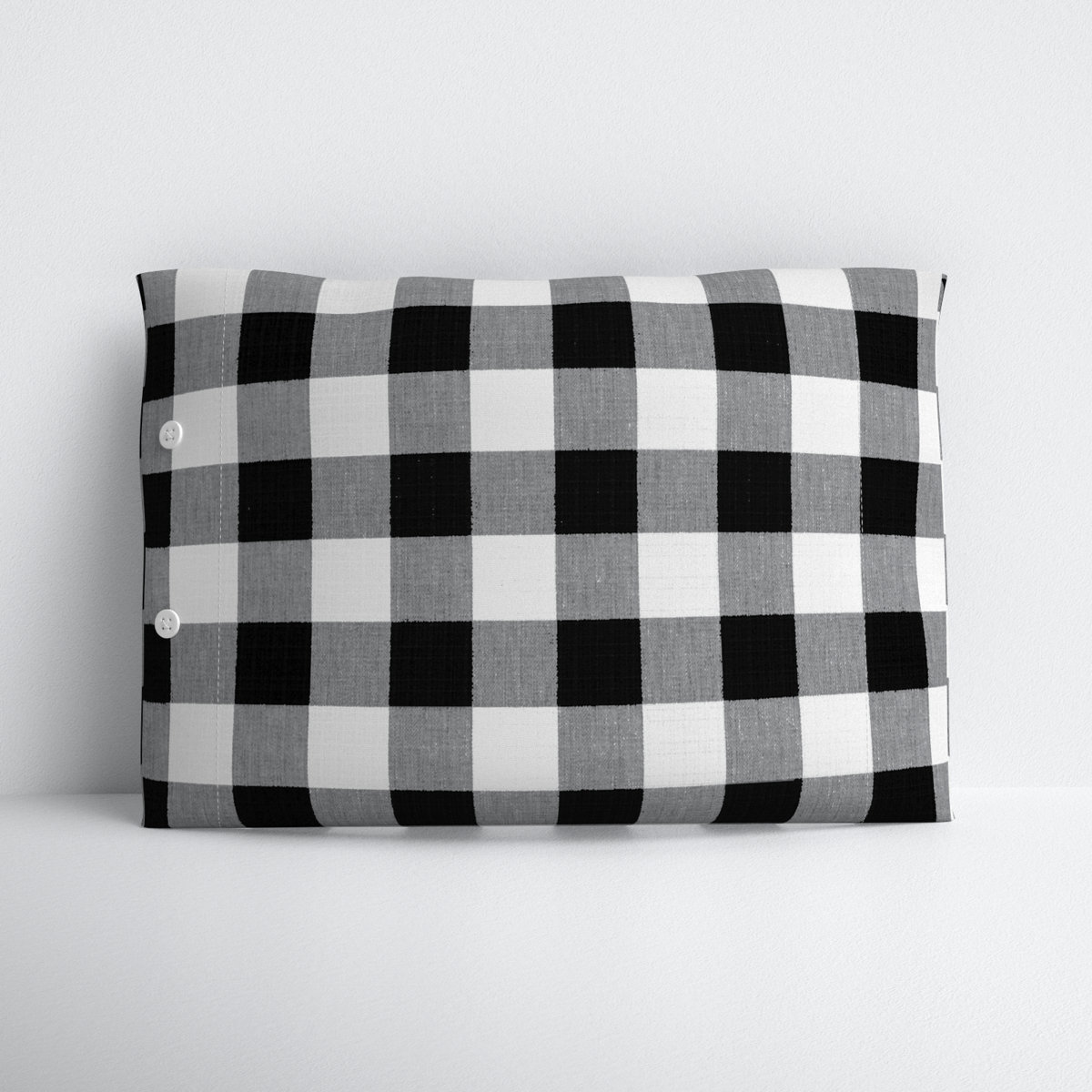 Birch Lane™ Hamilton Boudoir Cotton Checkered Lumbar Pillow & Reviews ...