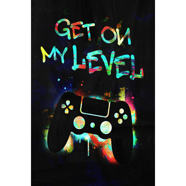 17 Stories Gamer Tag II On Canvas by Victoria Barnes Print | Wayfair
