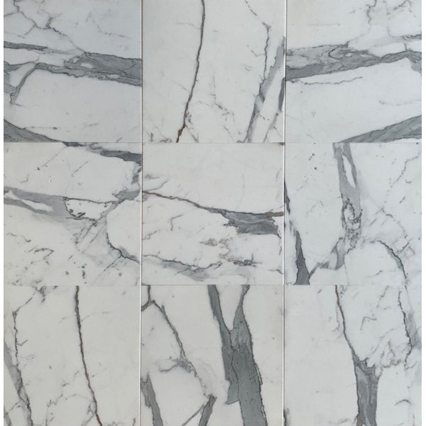 Stone & Tile Shoppe, Inc. 12" x 24" Marble Marble Look Wall & Floor ...