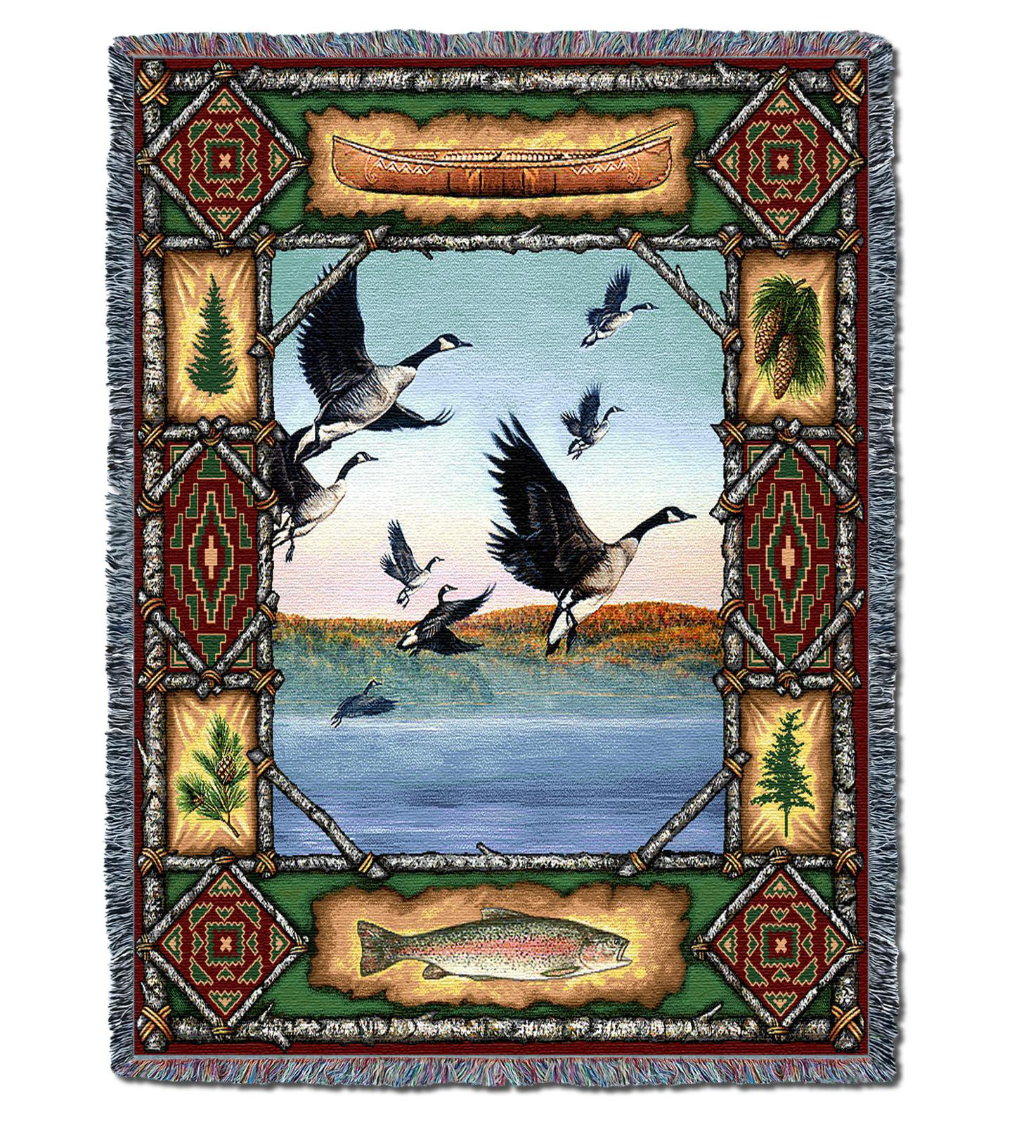 Pure Country Weavers Geese Lodge Blanket | Wayfair