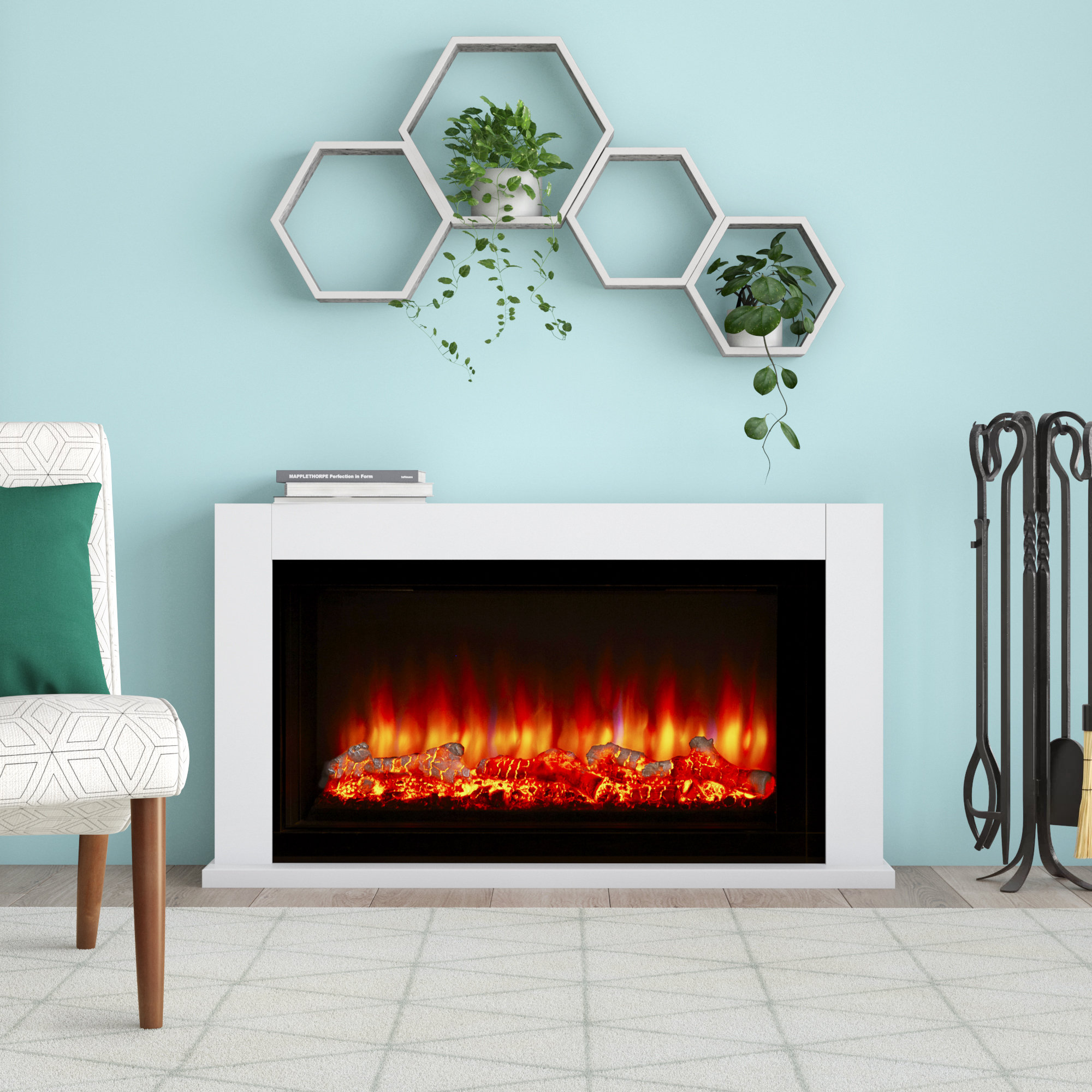 Suncrest Lumley Electric Fireplace Suite & Reviews | Wayfair.ie