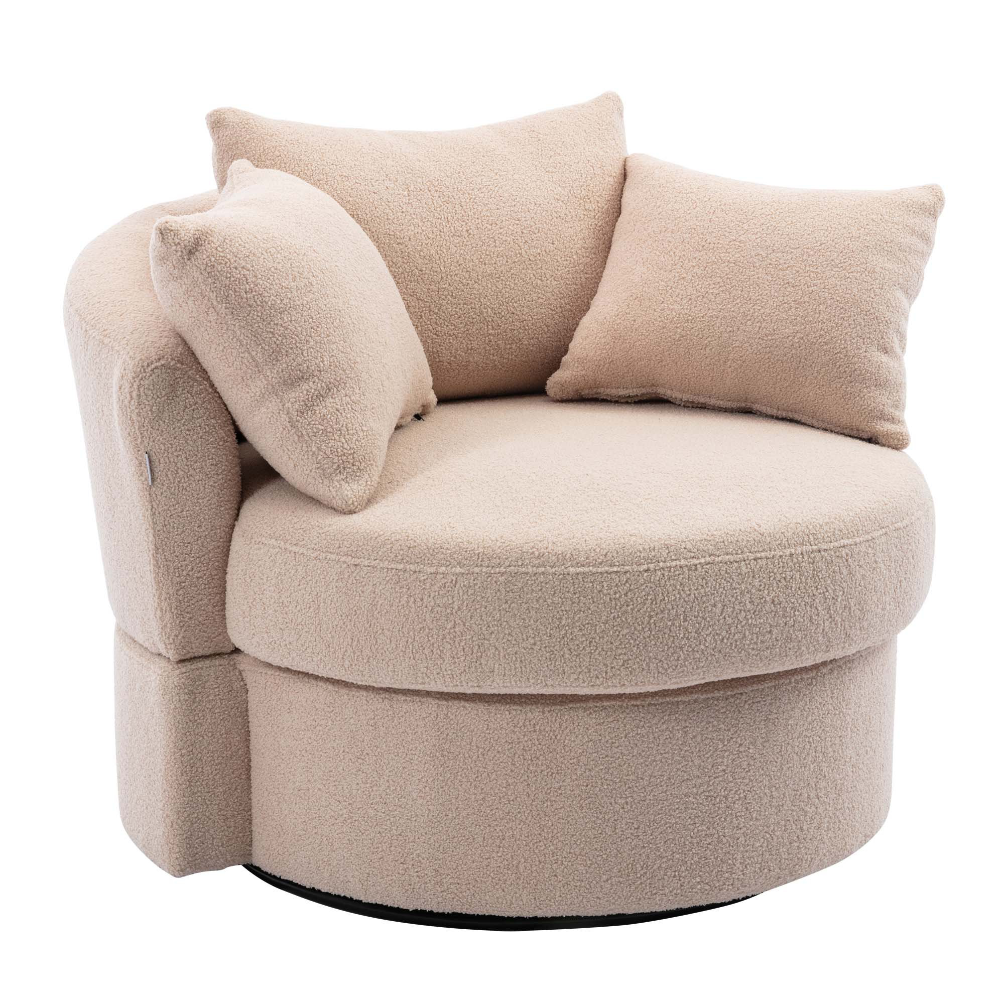 Latitude Run® Kardama Modern Akili swivel accent chair barrel chair for ...