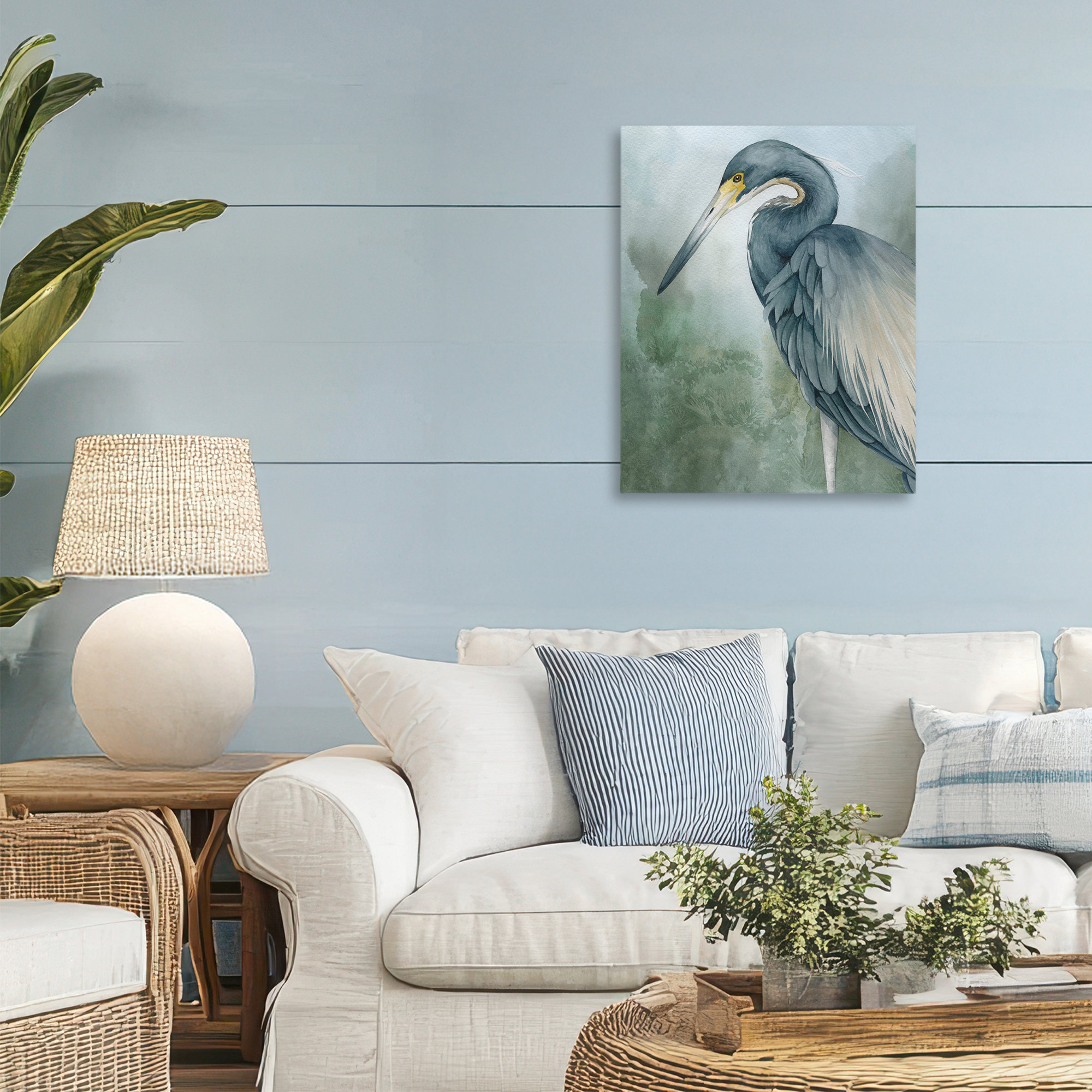 Ivy Bronx Bayou King Portrait Canvas, design by Grace Popp | Wayfair
