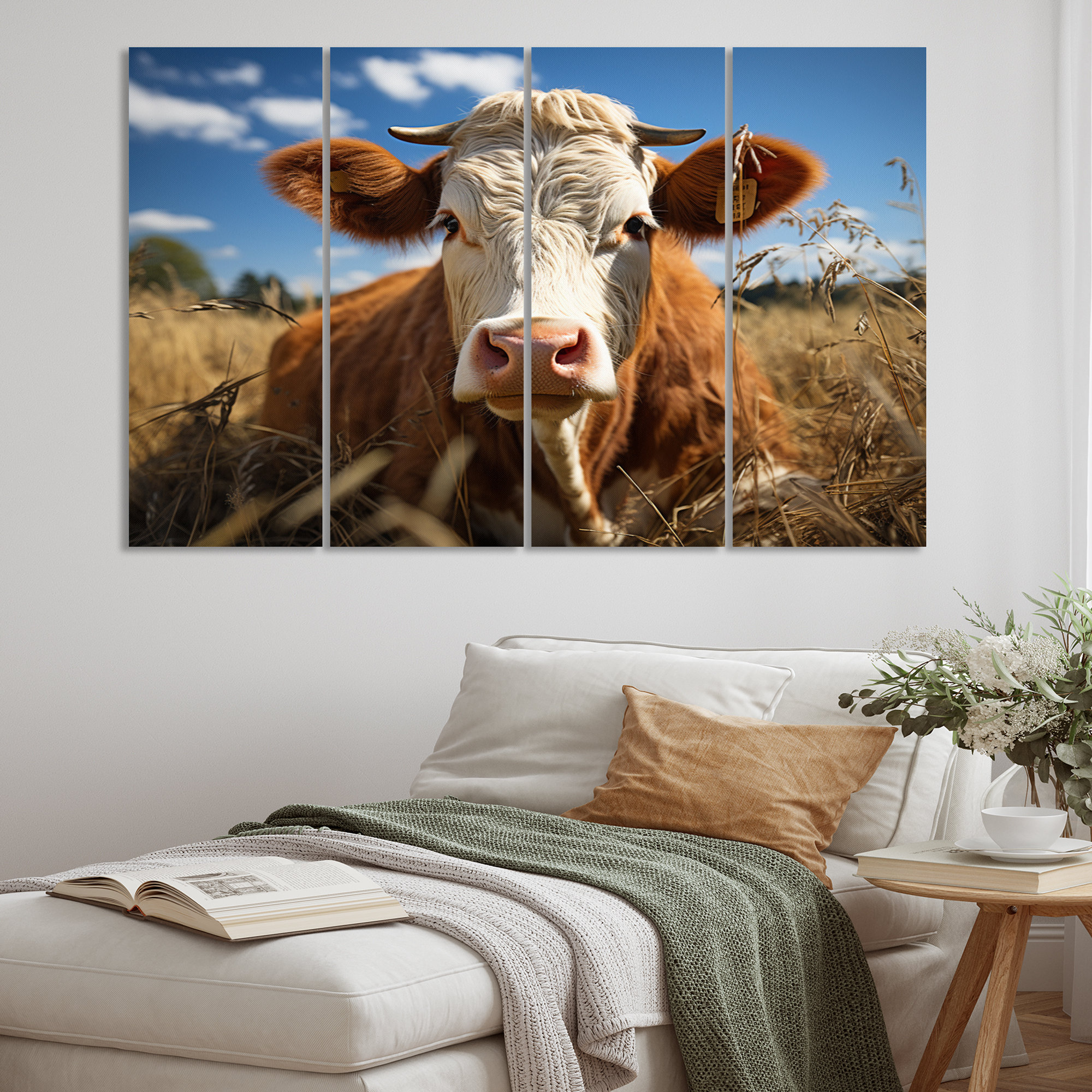 Design Art Cow Majestic I - Animals Metal Wall Decor Set | Wayfair