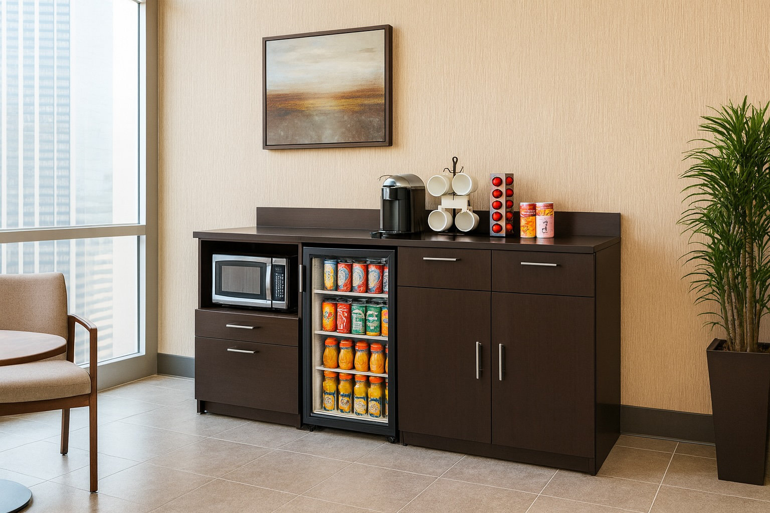Breaktime Commercial Grade Coffee Kitchen Lunch Room Cabinets Fully ...