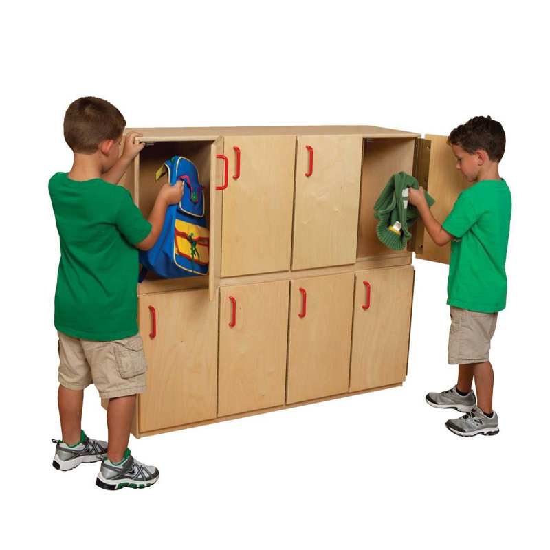 Wood Designs Stacking Locker - Two Units | Wayfair