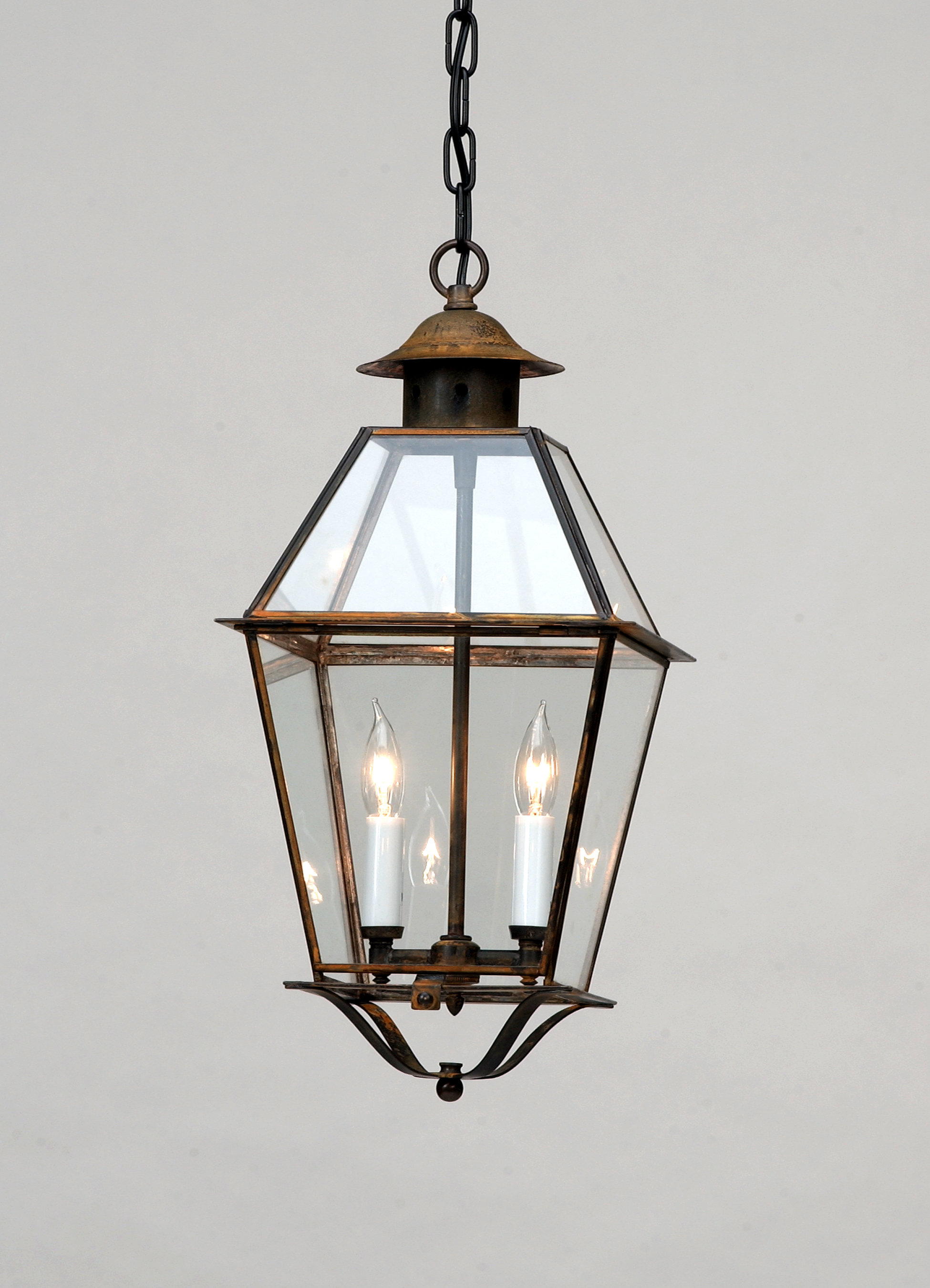 Fourteenth Colony Lighting 2 - Light Lantern Geometric Pendant | Wayfair