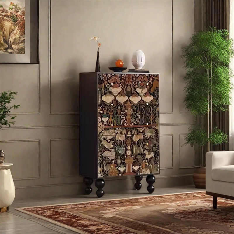 interanest 5-Drawer Storage Cabinet with Solid Wood Frame | Wayfair