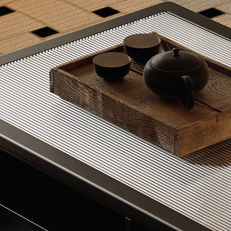 moonlight design American style black coffee table | Wayfair