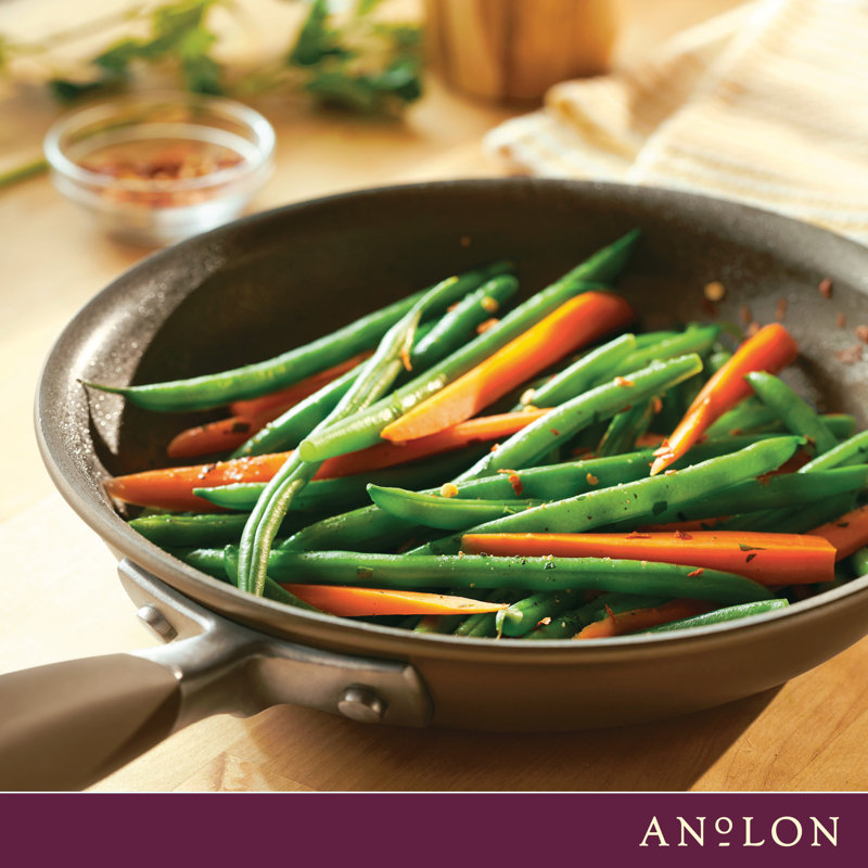 Anolon Advanced Home Hard Anodized Nonstick Frying Pan / Skillet ...