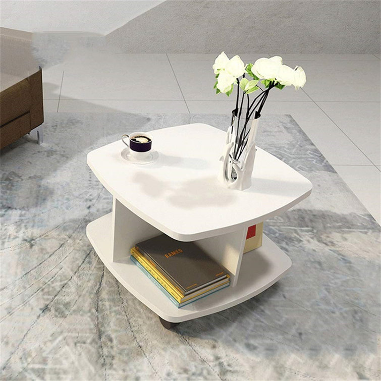 Metro Lane 360 Degree Roller Table, Small Coffee Table With Moving ...