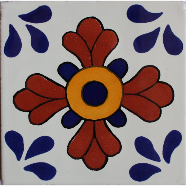 Fine Crafts Imports 2.75" x 2.75" 16pcs TalaMex Seville Mexican Clay ...