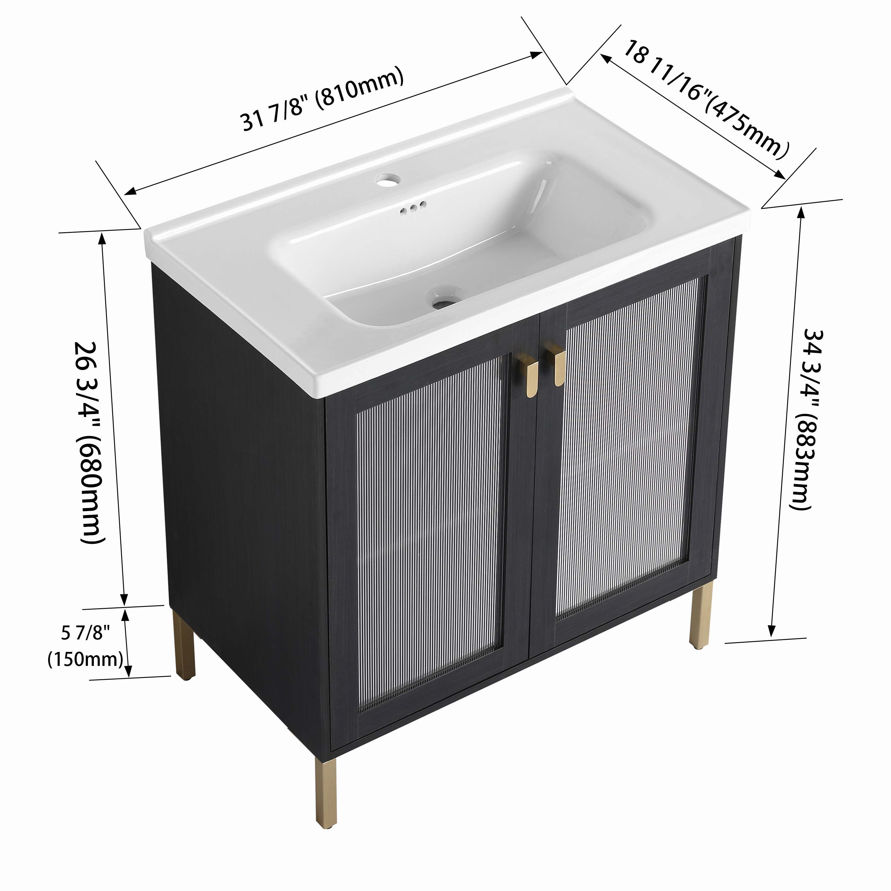 Mercer41 Vanity For Bathroom - Wayfair Canada