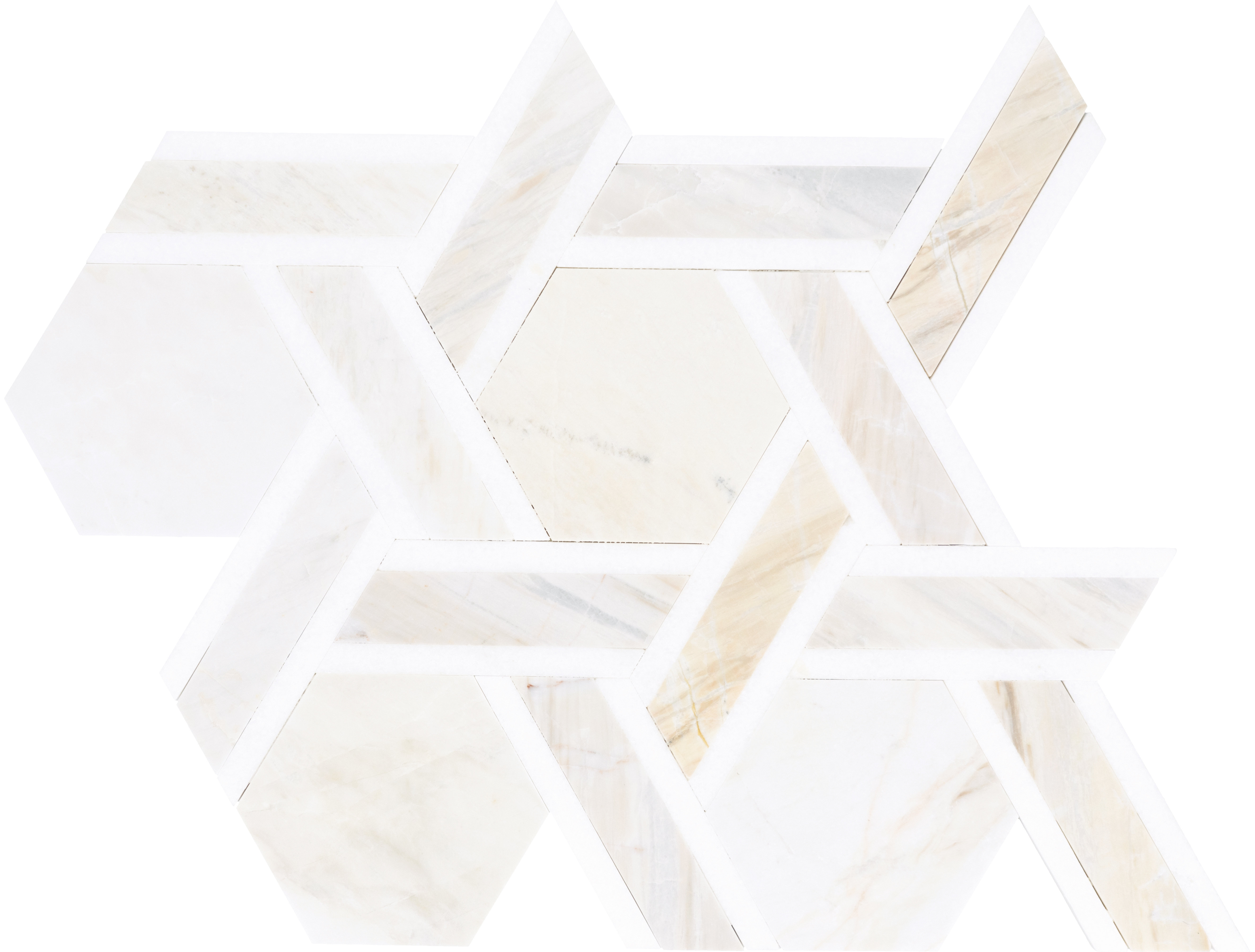Daltile 16" x 12" Natural Stone Honey Comb Mosaic Wall Tile | Wayfair