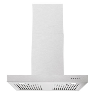 Zomagas 30" Stainless Steel 700 CFM Convertible Wall Range Hood with ...