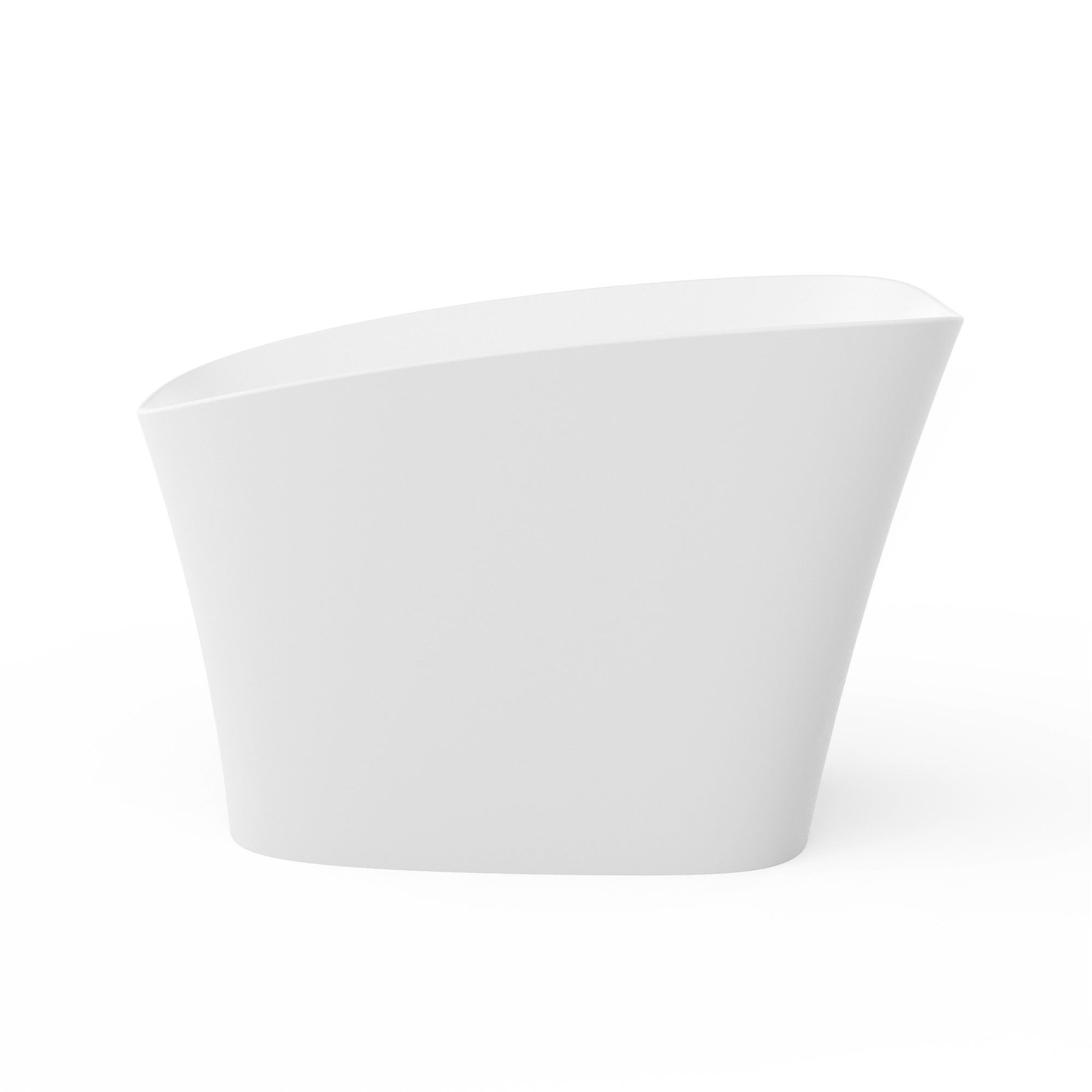 TYUNABRN Freestanding Solid Surface Deep Soaking Bathroom Bathtub With ...