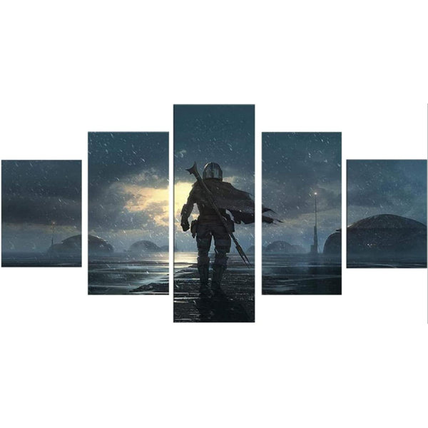 Latitude Run® 5 Panel Canvas Wall Decor 5 - Pieces on Canvas | Wayfair