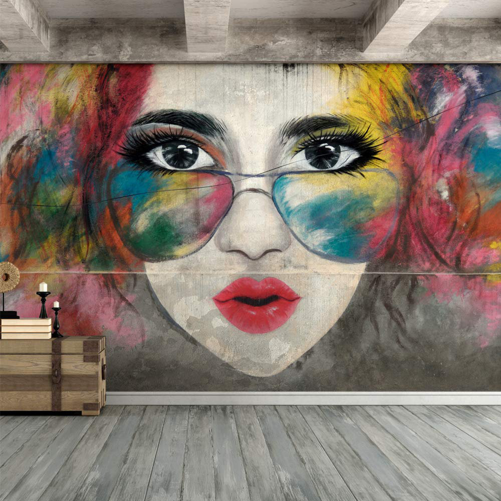 IDEA4WALL Vibrant Graffi Street Paint Colorful Graffiti Paintable Wall ...