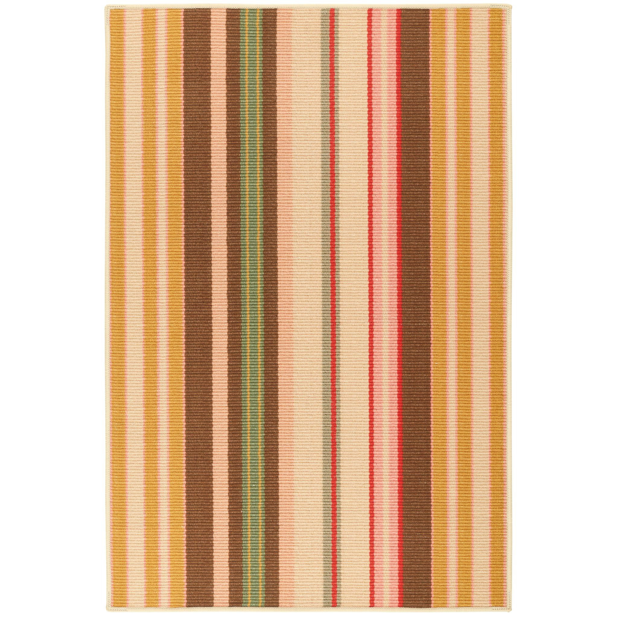 Dash and Albert Rugs Sienna Stripe Multi Machine Washable Rug & Reviews ...