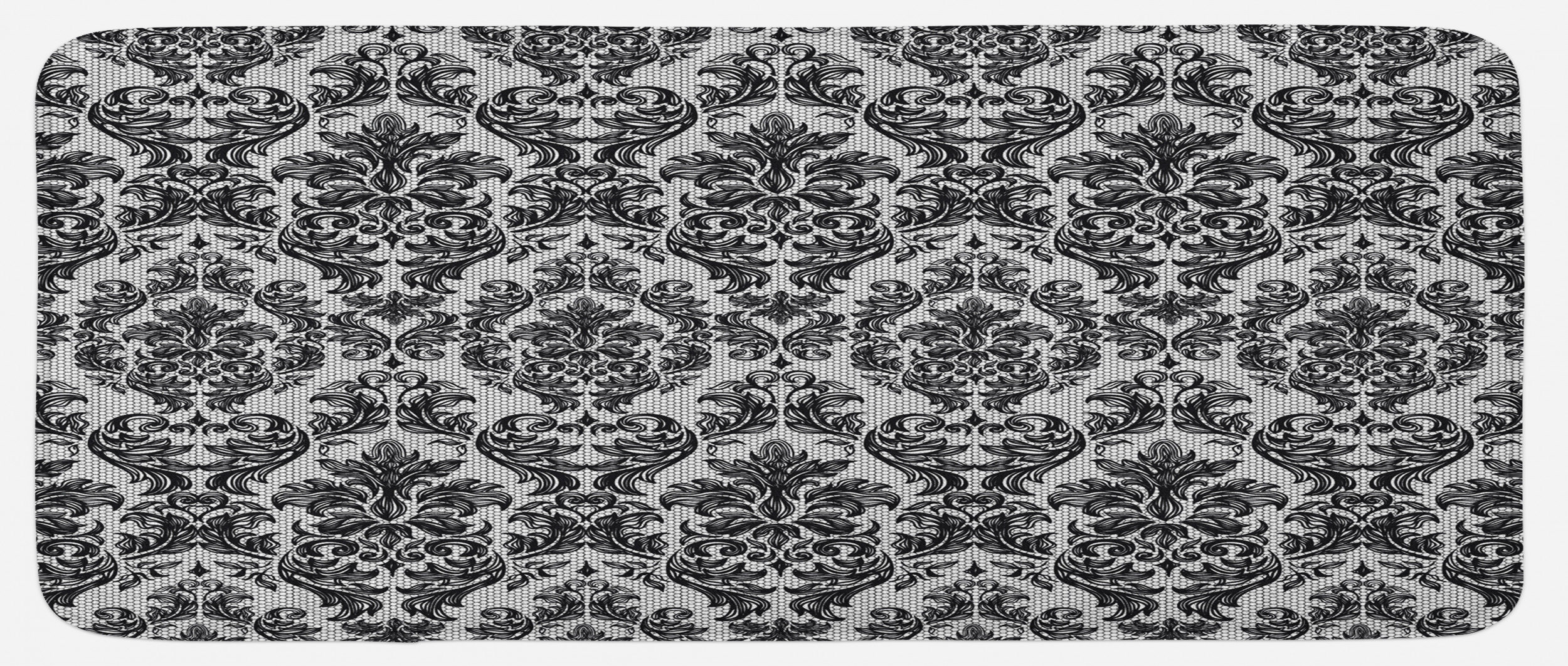 East Urban Home Baroque Kitchen Mat | Wayfair