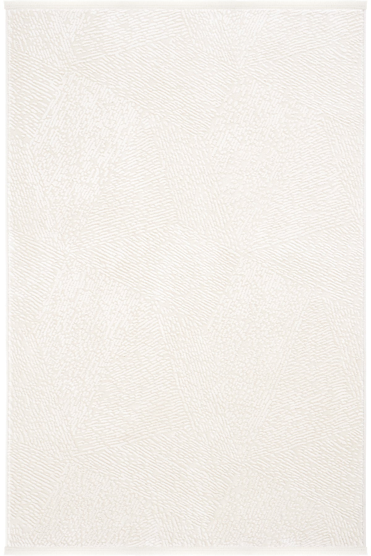 Hokku Designs Safir Cream Modern Living Room Acrylic Rug | Wayfair