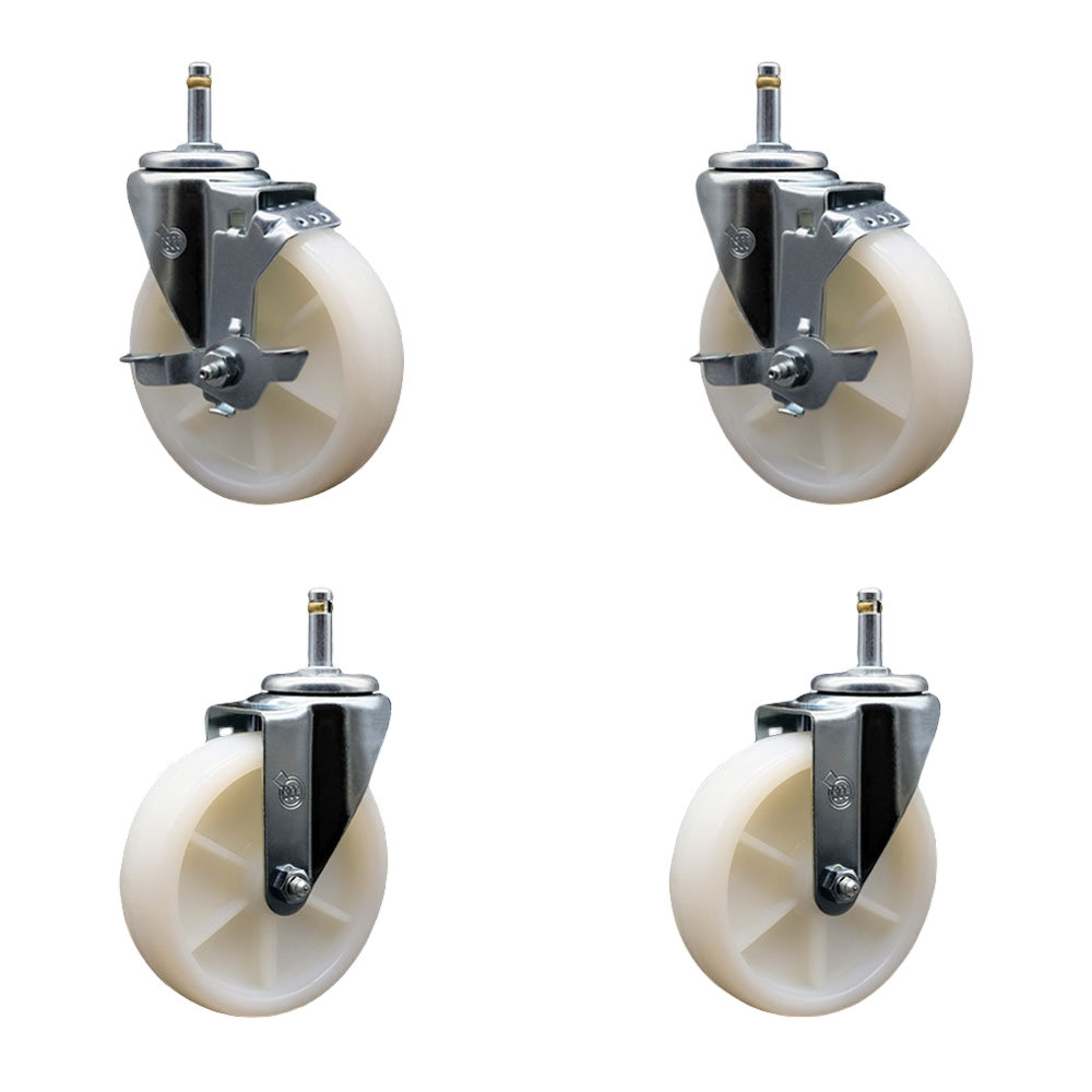 Service Caster Grip Ring Stem Caster Set | Wayfair