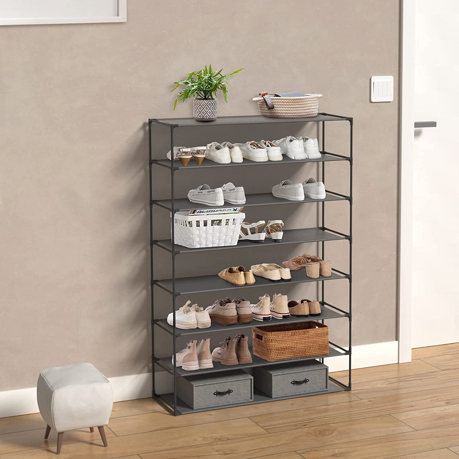 Rebrilliant Shoe Rack For Entrance Small Space For Dorm Shoe Racks ...