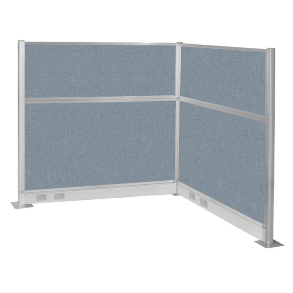 Versare Pre-Configured Hush Panel Electric Desk Partition | Wayfair