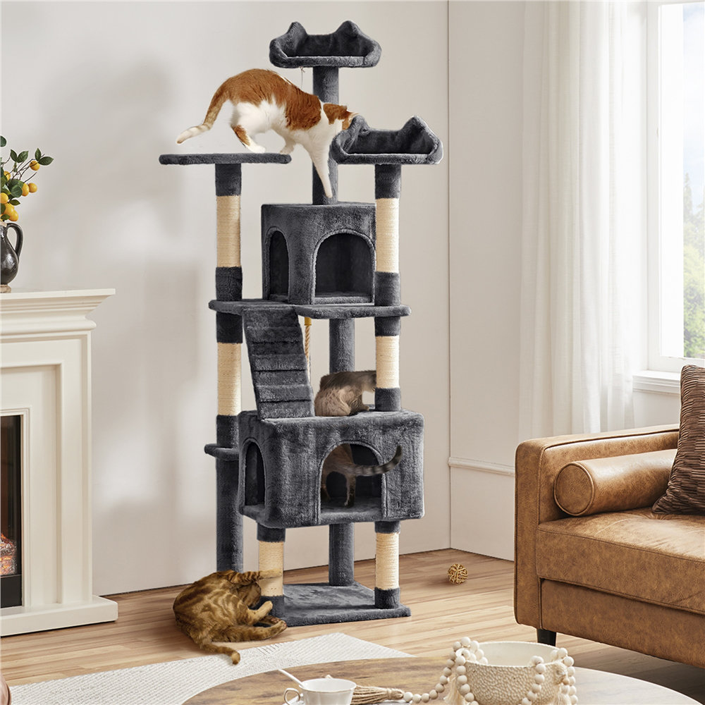 Archie & Oscar™ 72" Desborough Multi Level Cat Tree & Reviews | Wayfair