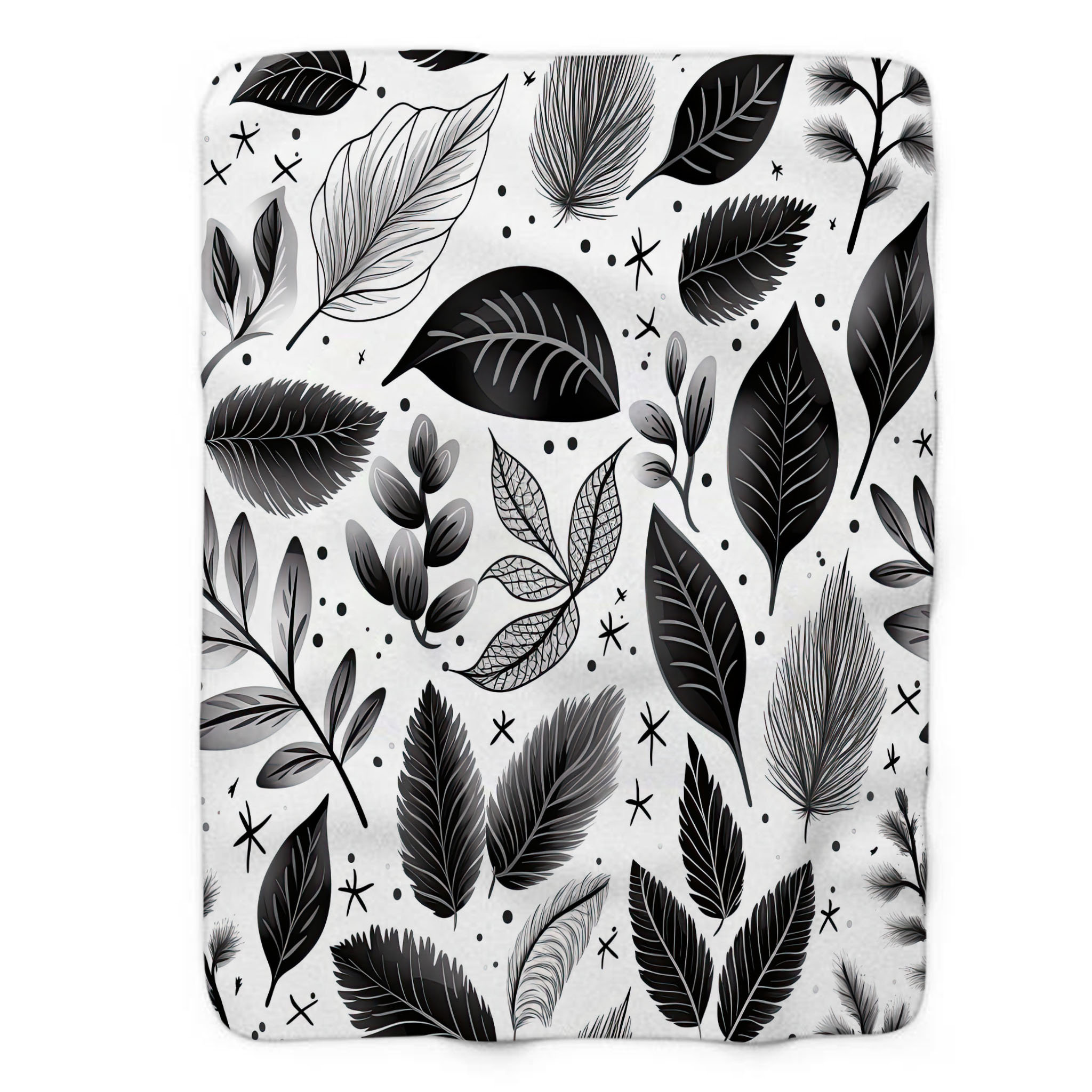 MentionedYou Inkwell Autumn Whispers - 1 Piece Premium Sherpa B Throw ...