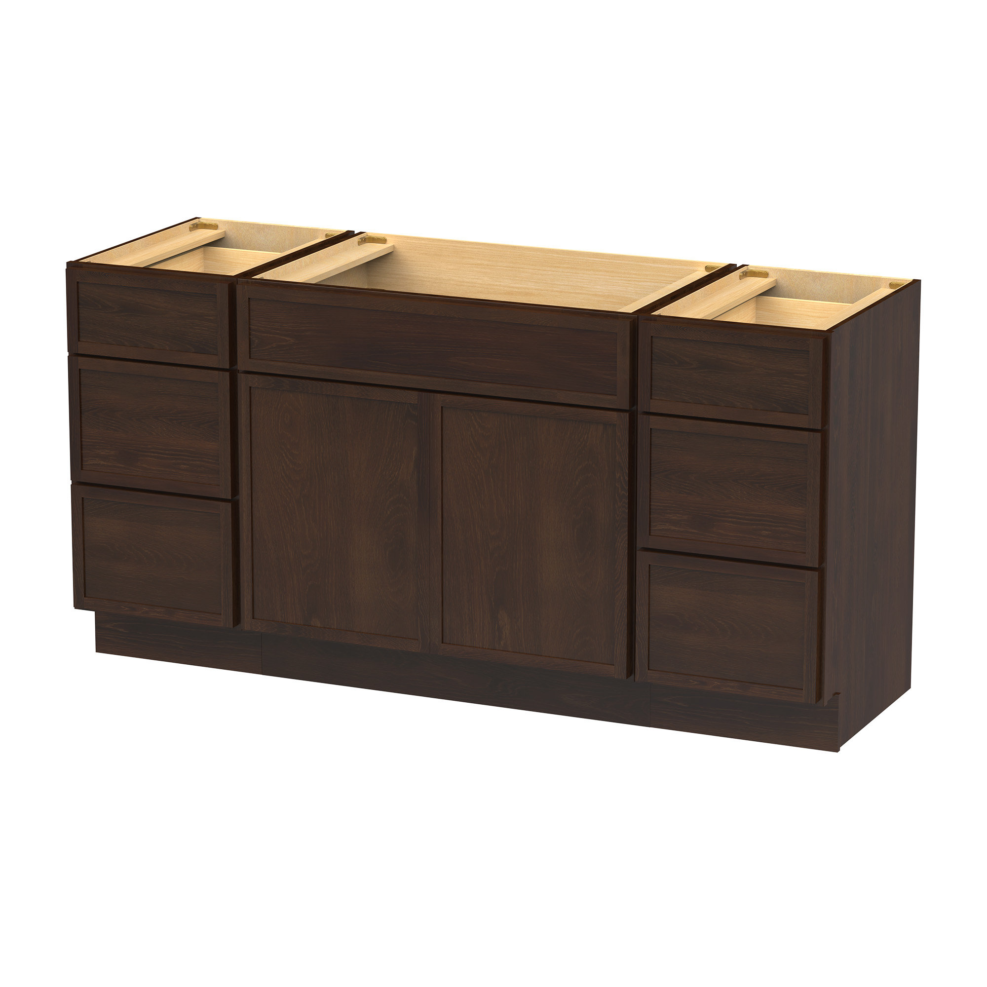 Home Beyond 63'' Single Bathroom Vanity Base Only | Wayfair