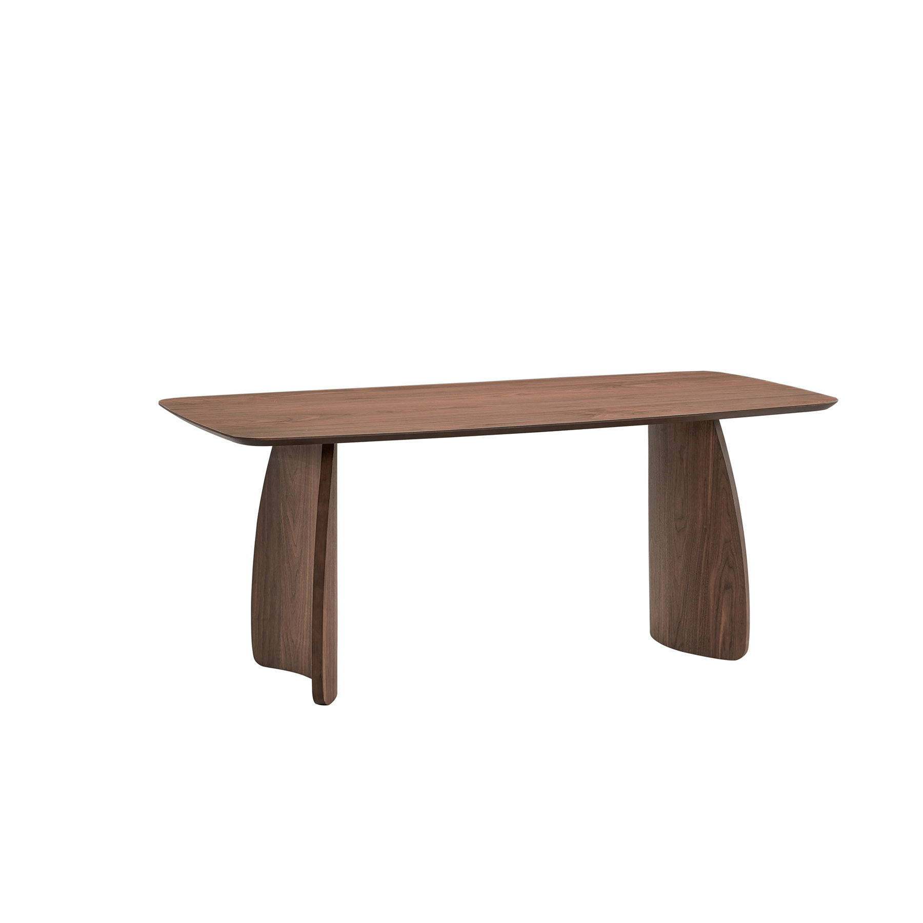 Alcott Hill® Fillmore Walnut Finish Dining Table | Wayfair