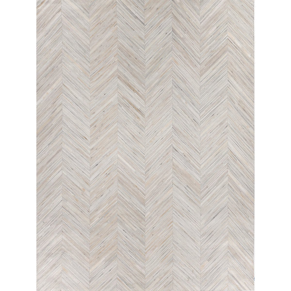 Exquisite Rugs Natural Hide Cowhide Chevron Indoor Rug | Wayfair