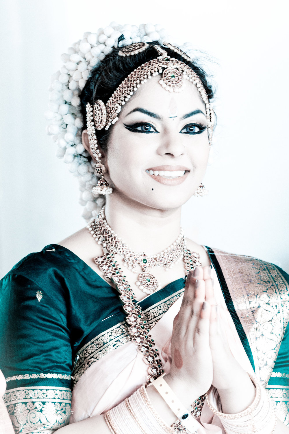 Marie Burgos Design Namaste Blue by Francis Augustine - Photograph ...