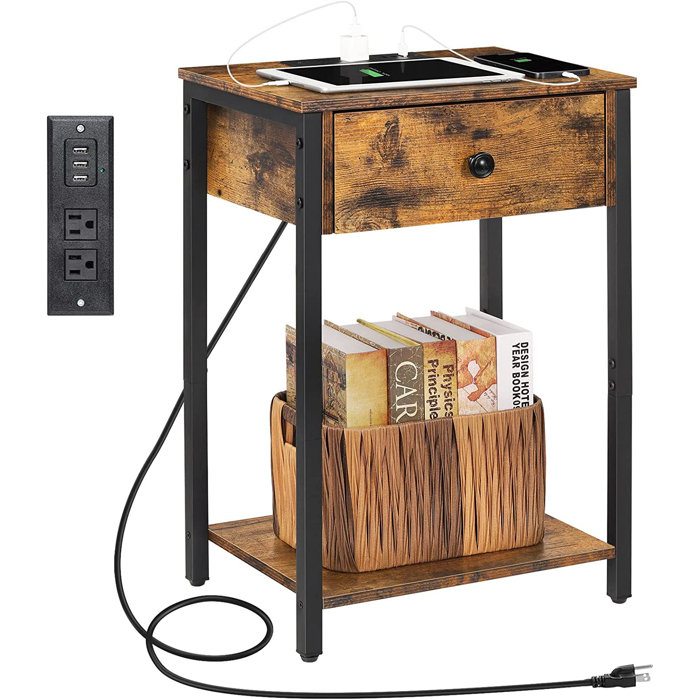 Trent Austin Design® Provenzano Metal Nightstand & Reviews | Wayfair